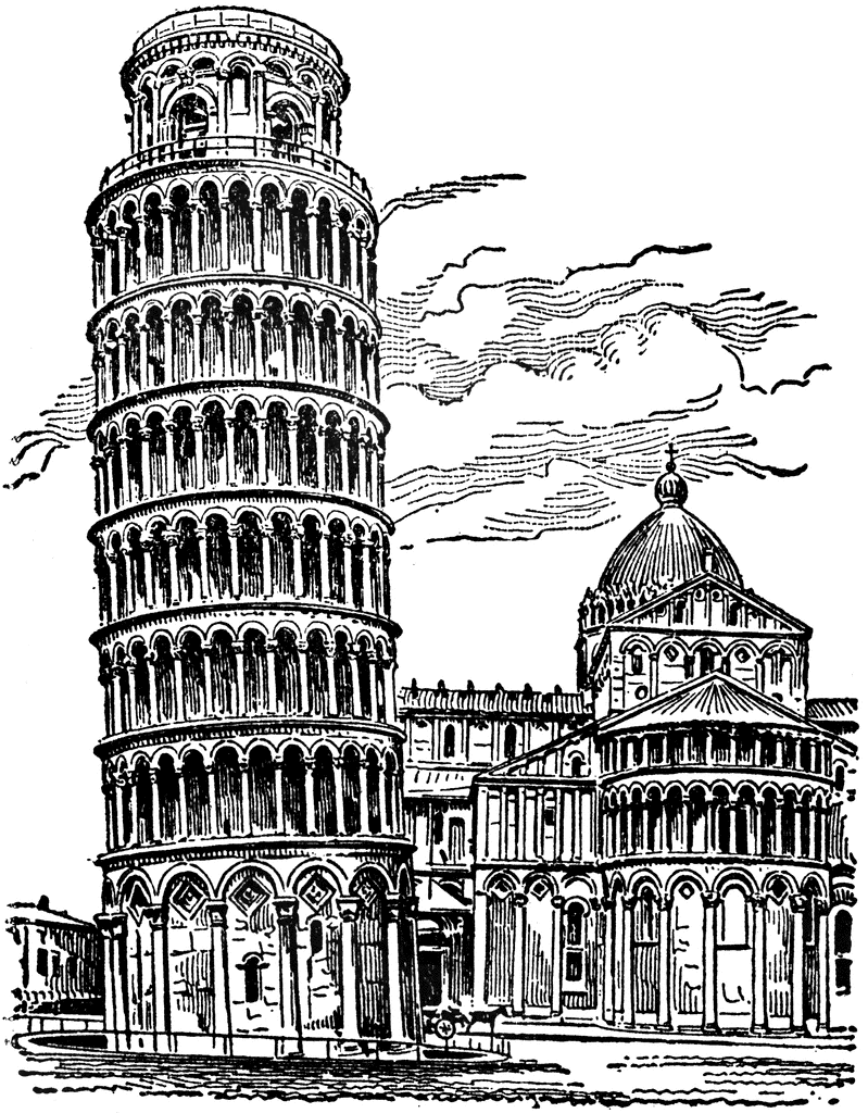 Leaning Tower Of Pisa ClipArt ETC