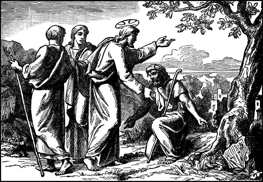 Jesus Heals Ten Lepers And Only The Samaritan Returns To Give Thanks ClipArt ETC