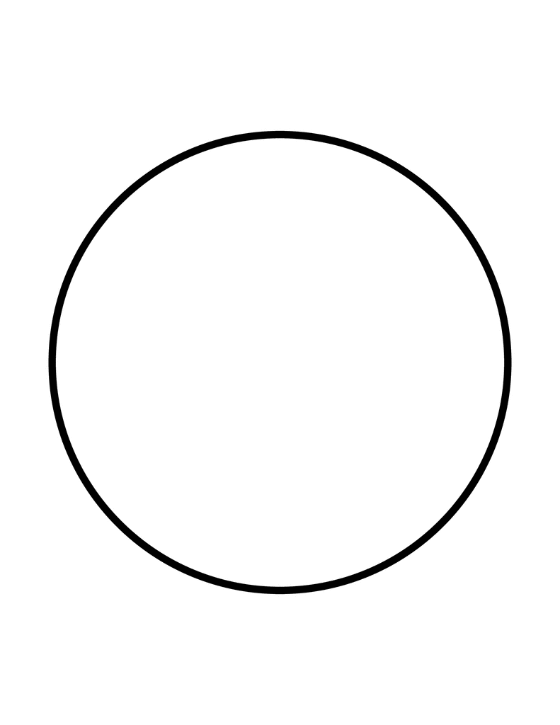 Flashcard Of A Circle ClipArt ETC