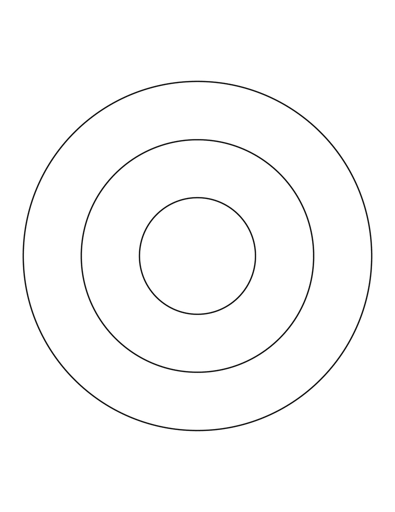 3 Concentric Circles ClipArt ETC