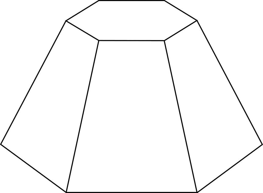 Frustum Of A Hexagonal Pyramid ClipArt ETC