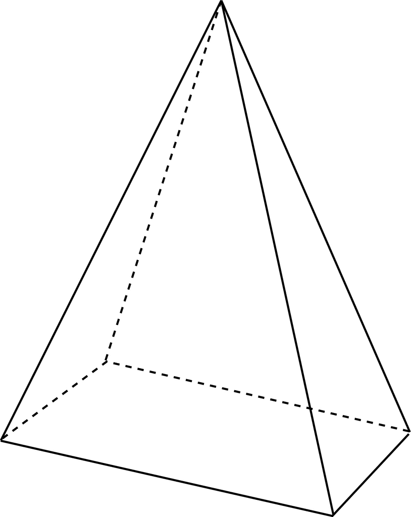 Rectangular Pyramid ClipArt ETC