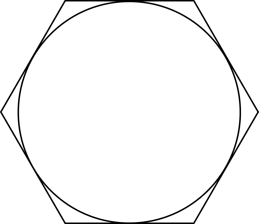 Regular Hexagon Circumscribed About A Circle ClipArt ETC