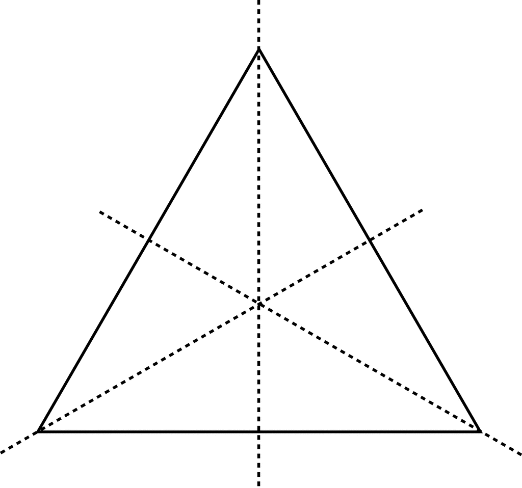 Lines Of Symmetry Triangle With ClipArt ETC