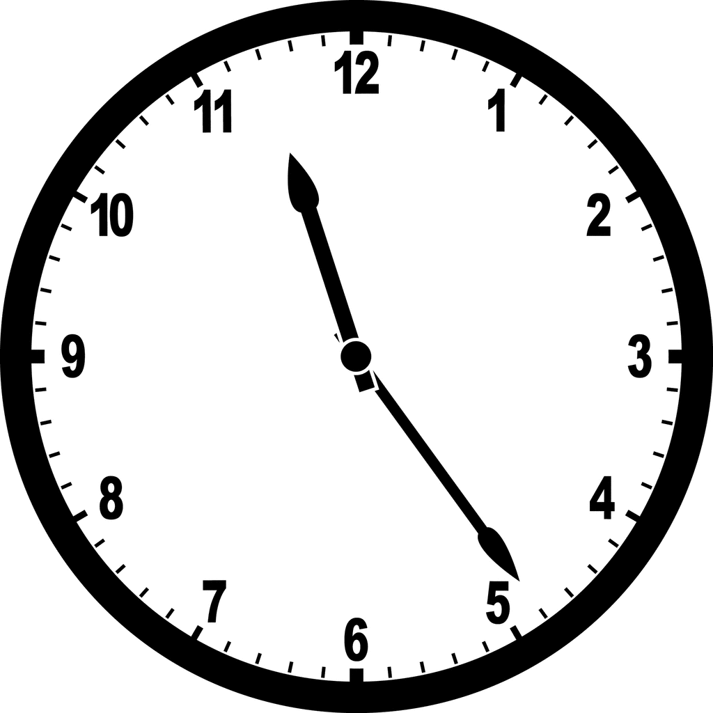 Clock 11 24 ClipArt ETC