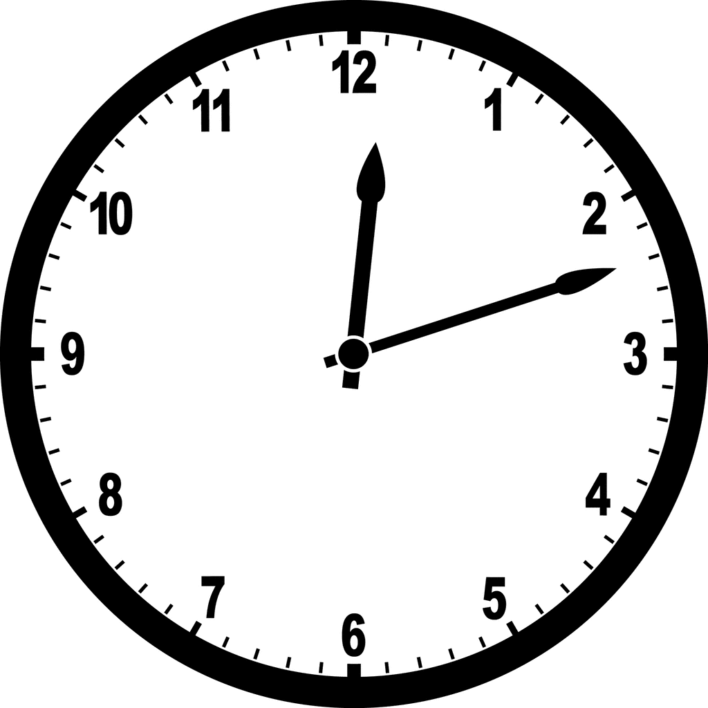 Clock 12 12 ClipArt ETC