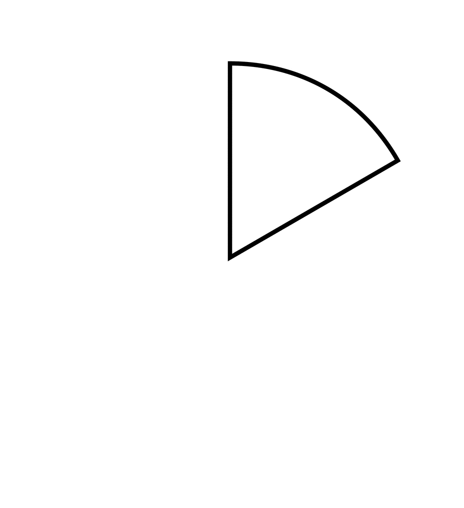 One Sixth Of A Fraction Pie ClipArt ETC