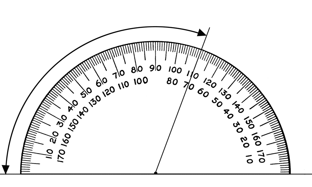 Protractor 110 Degrees ClipArt ETC
