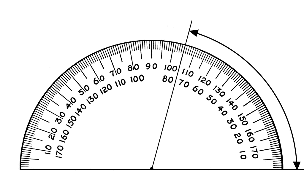Protractor 75 Degrees ClipArt ETC