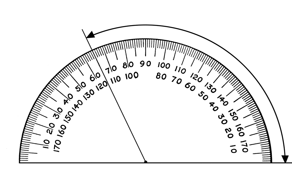 Protractor 115 Degrees ClipArt ETC