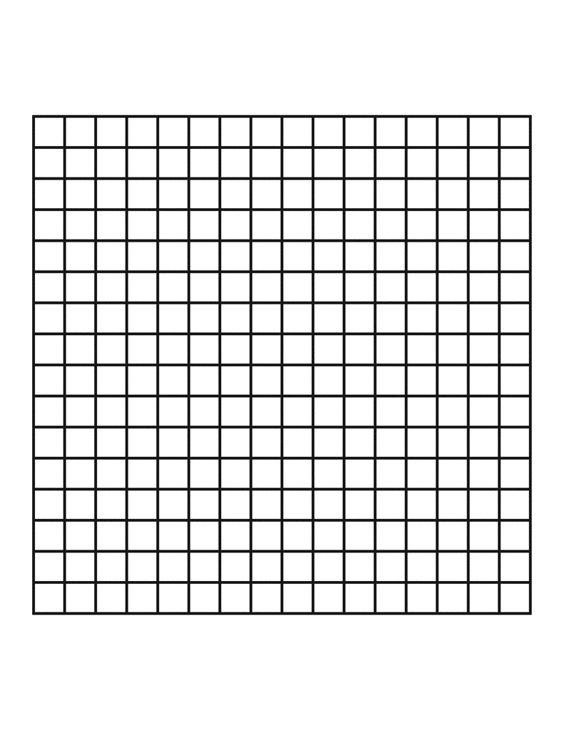 16 By 16 Grid ClipArt ETC