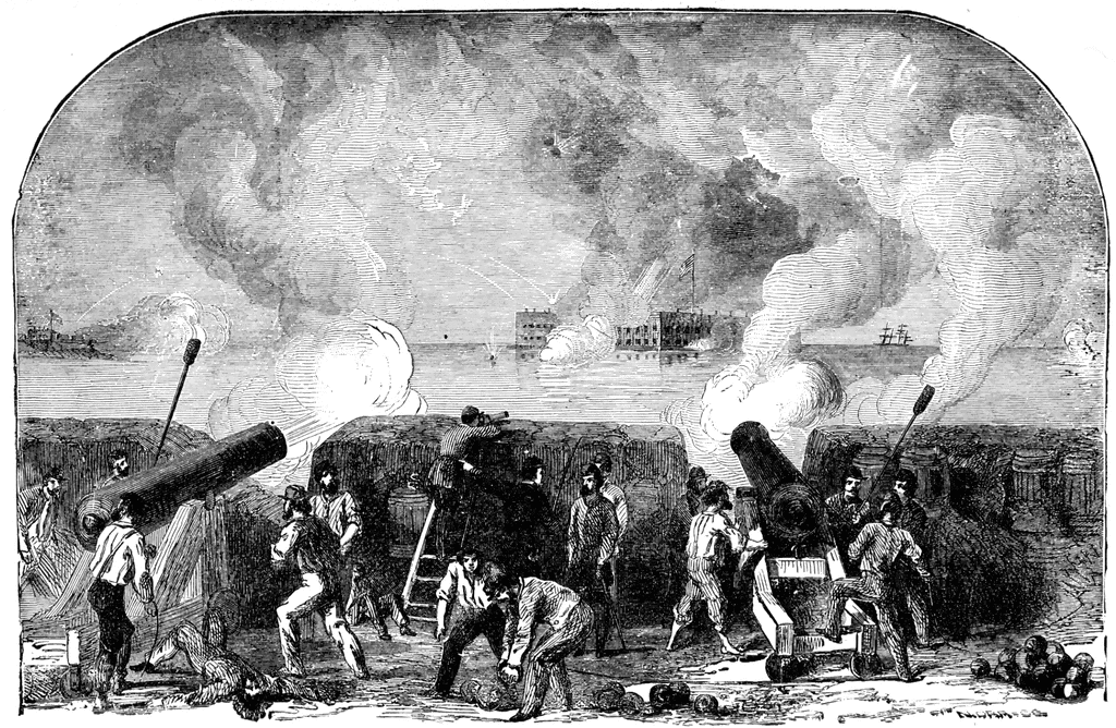 Bombardment Of Fort Sumter April 12 1861 ClipArt ETC Bombardment Of Fort Sumter April 12 1861 ClipArt ETC