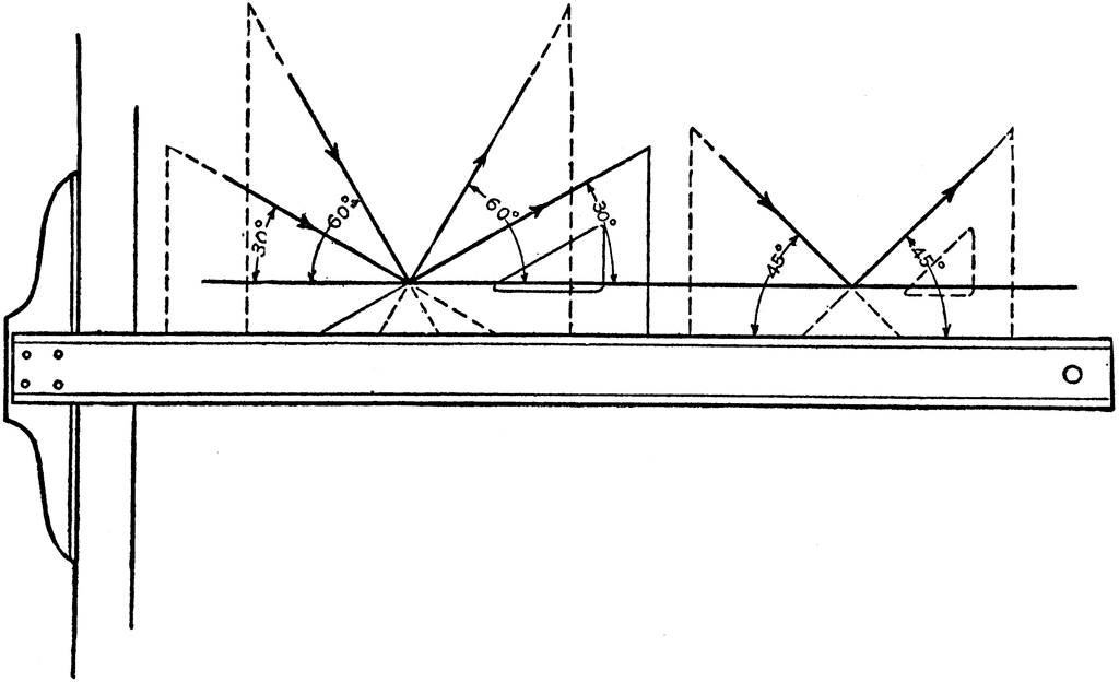 Drawing Lines Using Triangle 30 45 60 Degrees ClipArt ETC