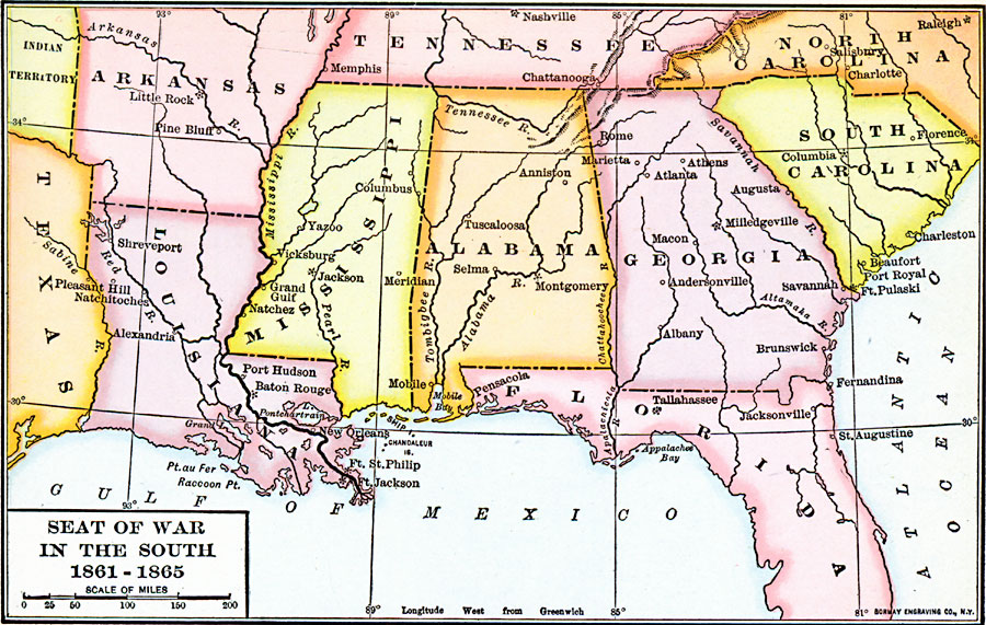 Seat of War in the South